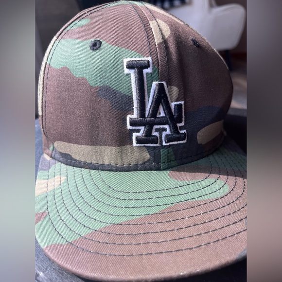 New Era | Accessories | New Era Los Angeles 59fifty Embroidered Fitted ...